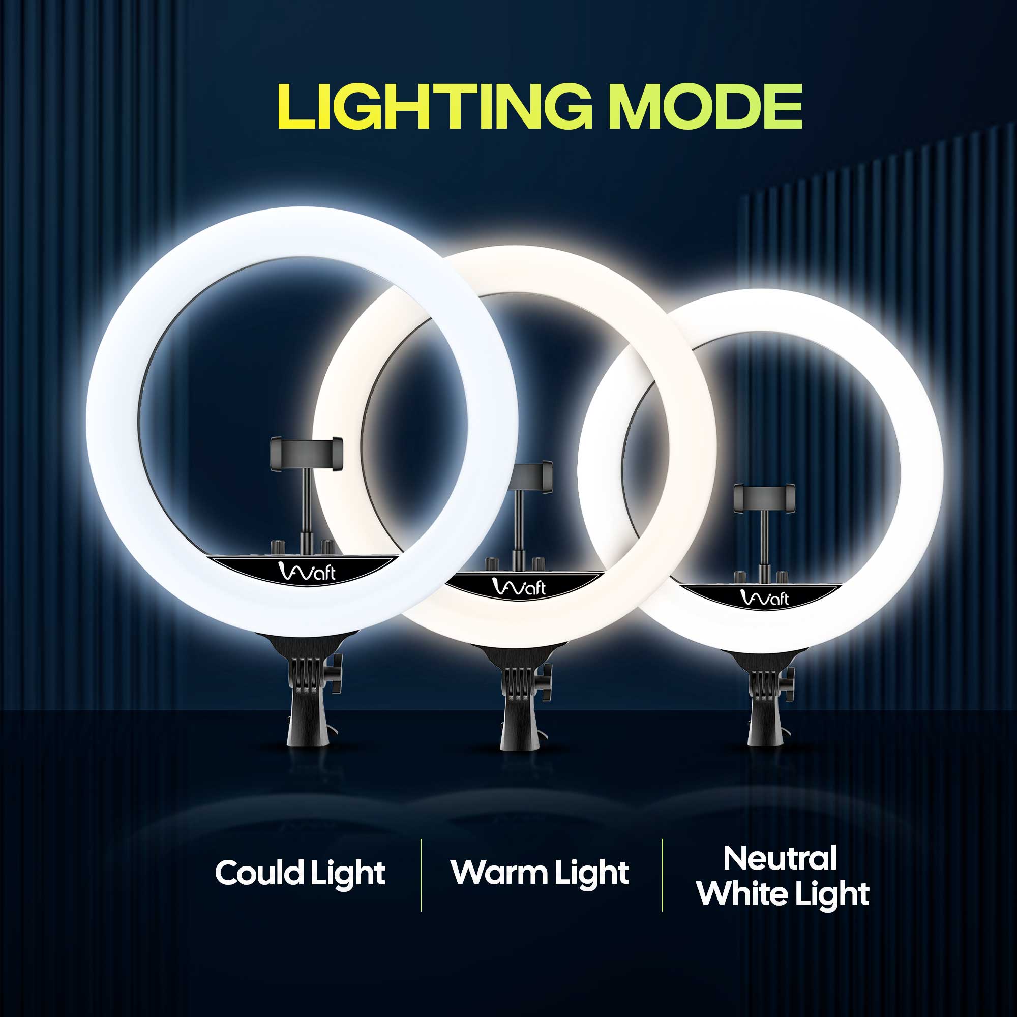 AIWaft Best LED Ring Light 18-Inch | Best Ring Light for YouTube & Makeup